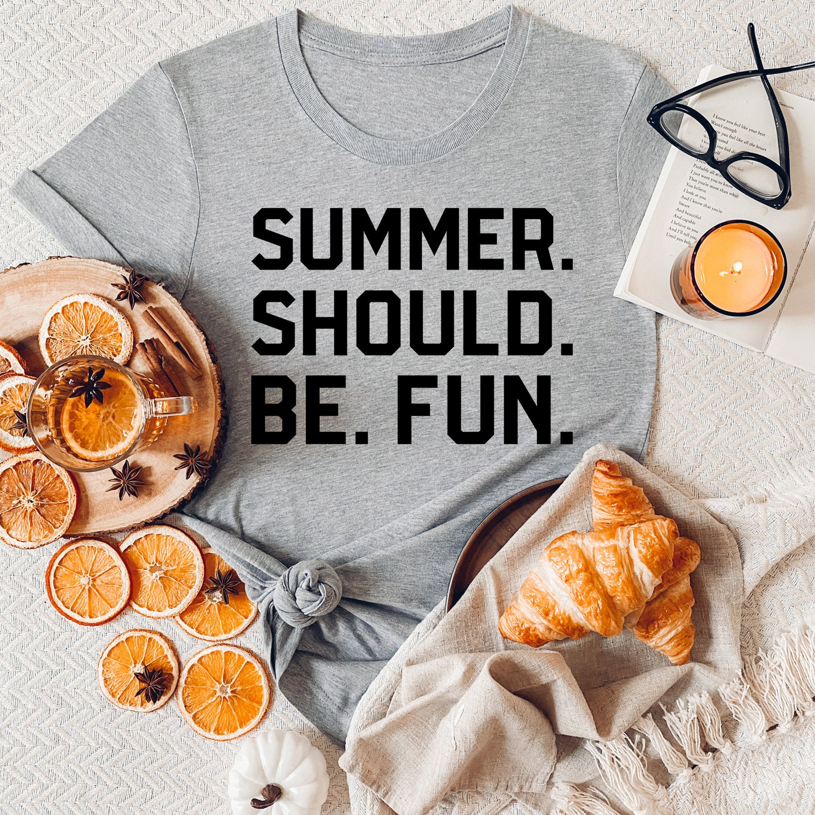 Summer. Should. Be. Fun. | Summer House Quote | Unisex Short Sleeved ...