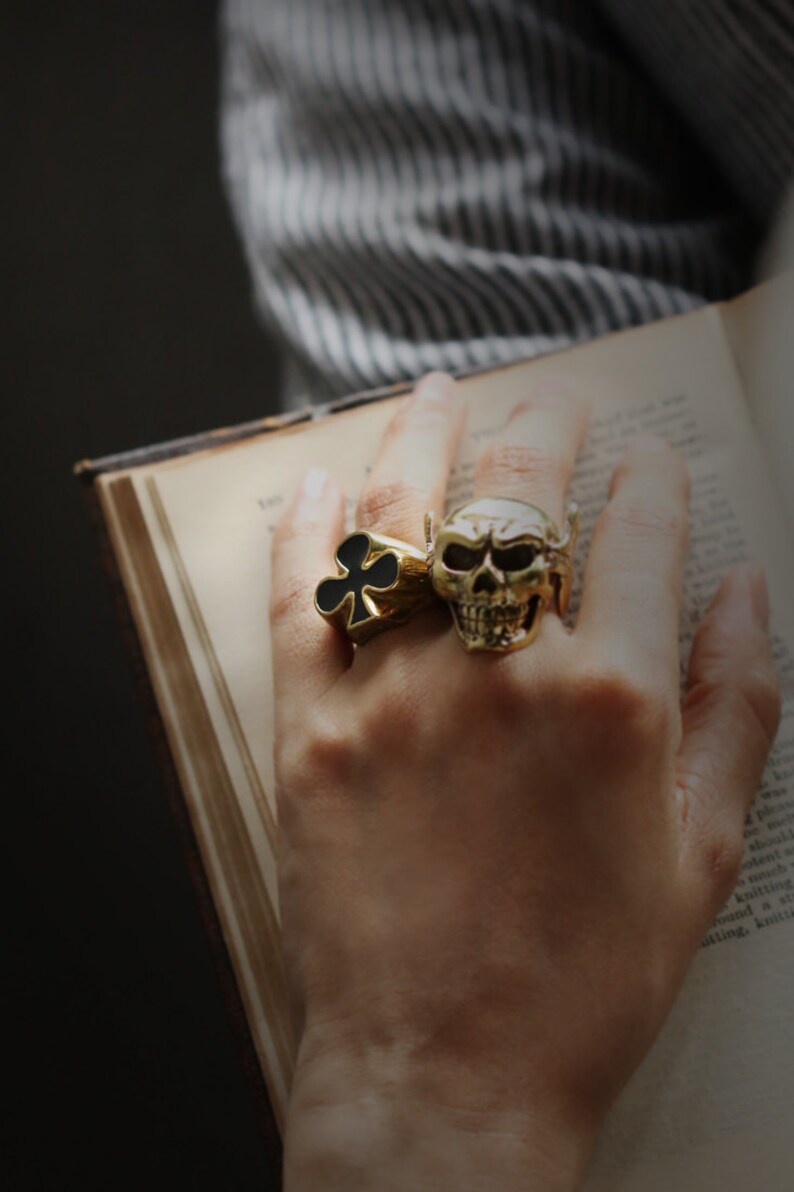 Club Ring Original Made and Designed by Defy. / Unique Jewelry / Dark ...