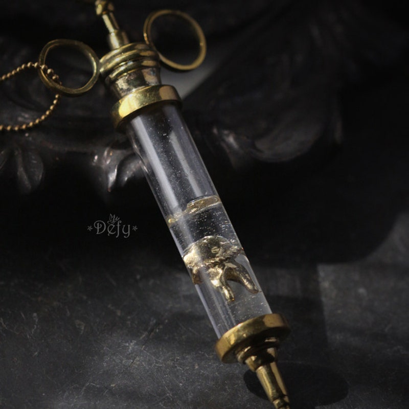 Syringe Necklace - Etsy