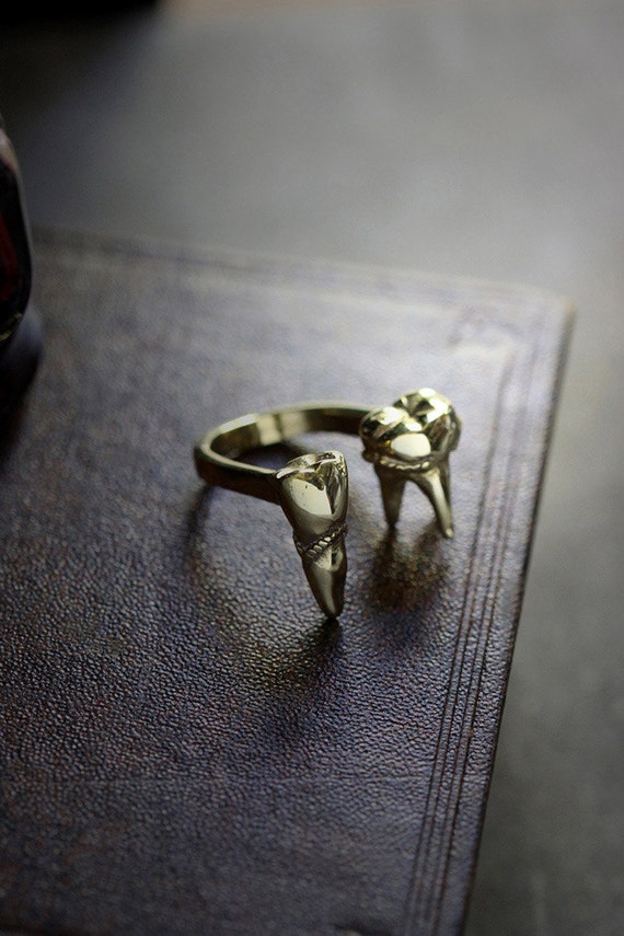 Teeth Ring Original Made and Design by Defy / Unique Handmade - Etsy