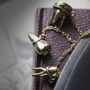 Three Tooth Necklaces by Defy / Fangs Charm Pendant / Anatomical ...