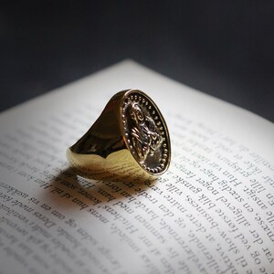 Mary Ring,st.mary Ring,mother of God Ring,original Made and Designed by ...