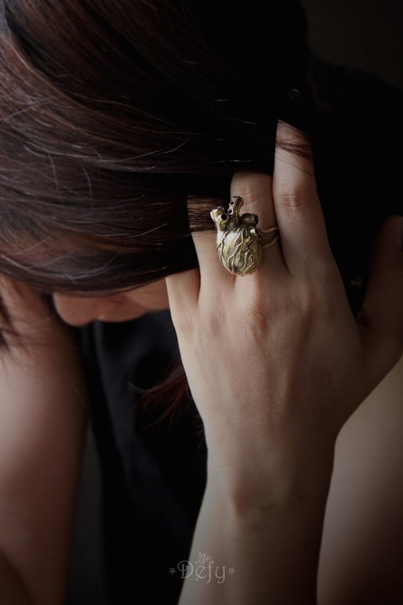 Anatomical Heart Ring Original Made and Designed by Defy. / - Etsy