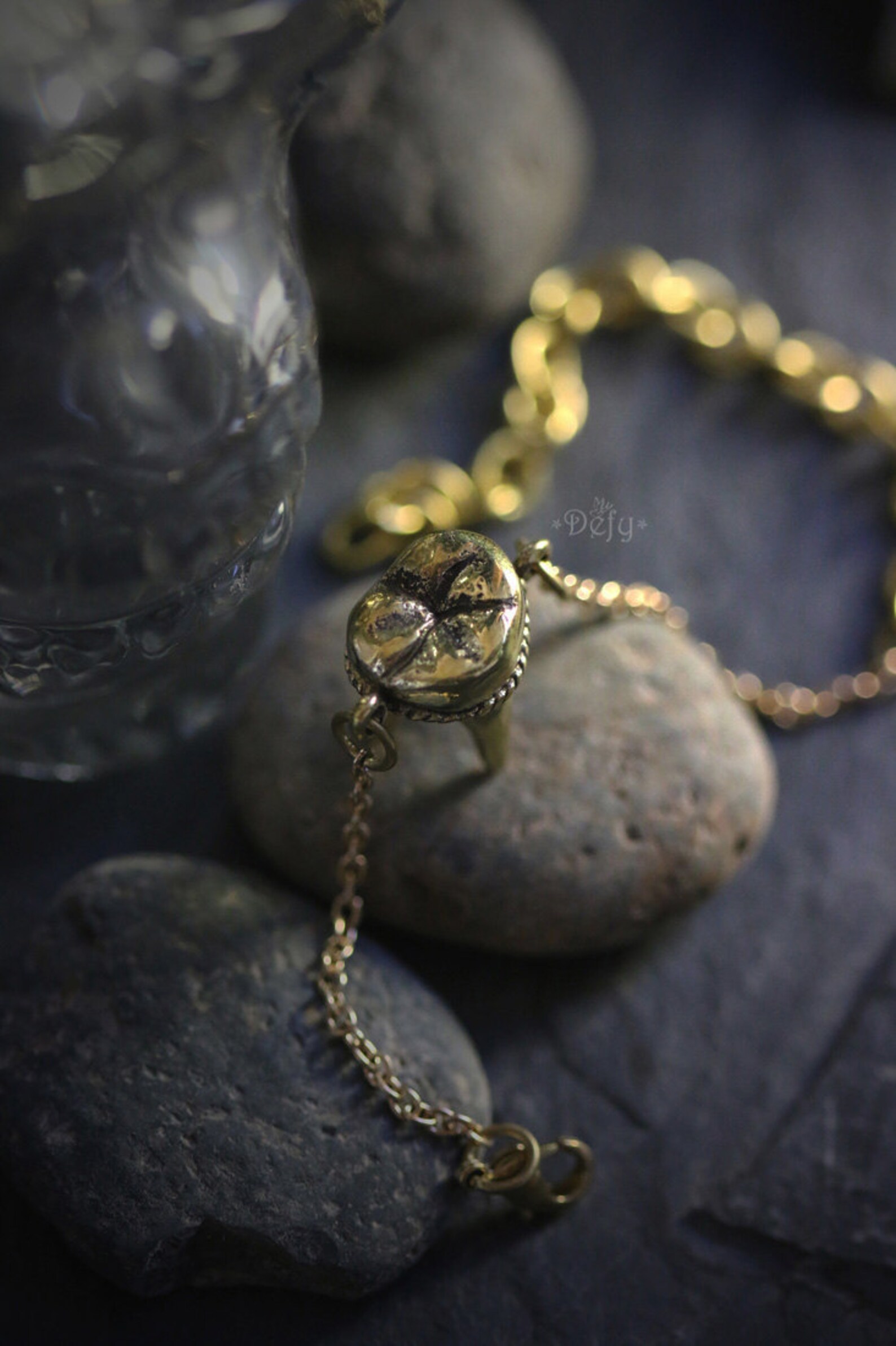 Human Tooth Bracelet with three fangs by Defy / Adjustable | Etsy