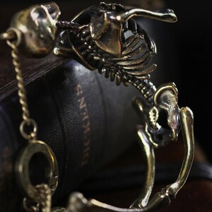 Skeleton Bracelet/anatomical Jewelry/human Bone/anatomy Human/handcuff ...