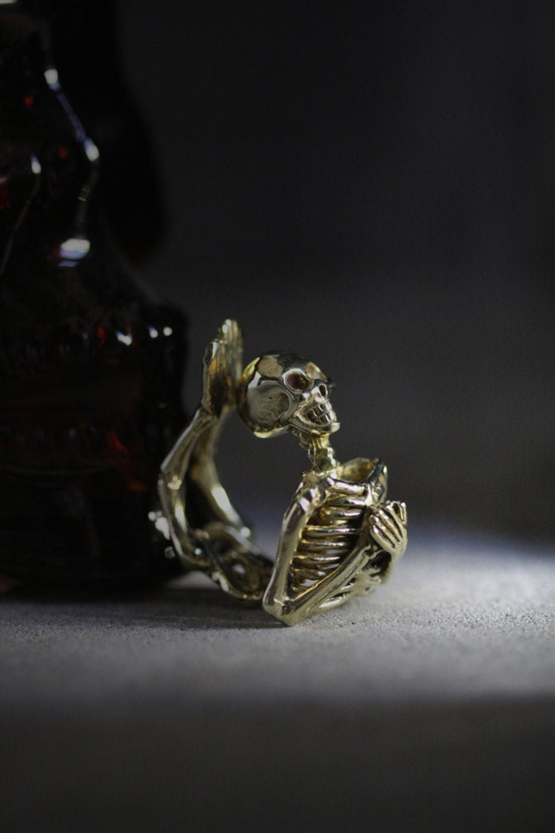 Human Skeleton Ring - Original Design by Defy / Statement Ring Jewelry ...