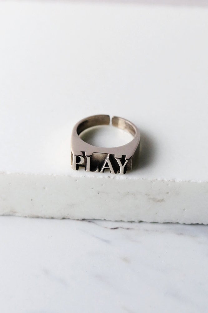 THE Word on Ring play Original Made and Designed | Etsy