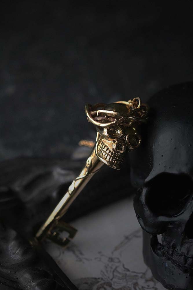 The Key Skull Necklace Original Made and Designed by Defy. / | Etsy