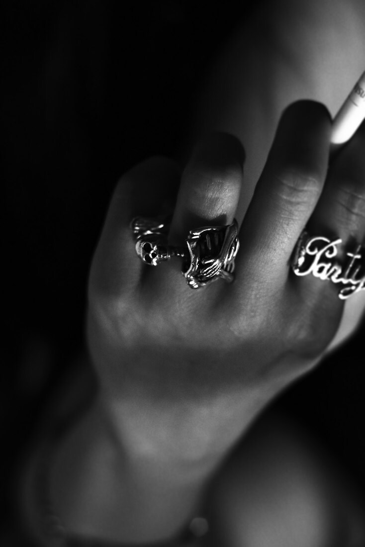 Human Skeleton Ring Original Design by Defy / Statement Ring | Etsy