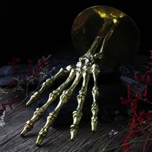 V.3 the Hand Skeleton Home Decoration and Jewelry Display.normal Brass ...