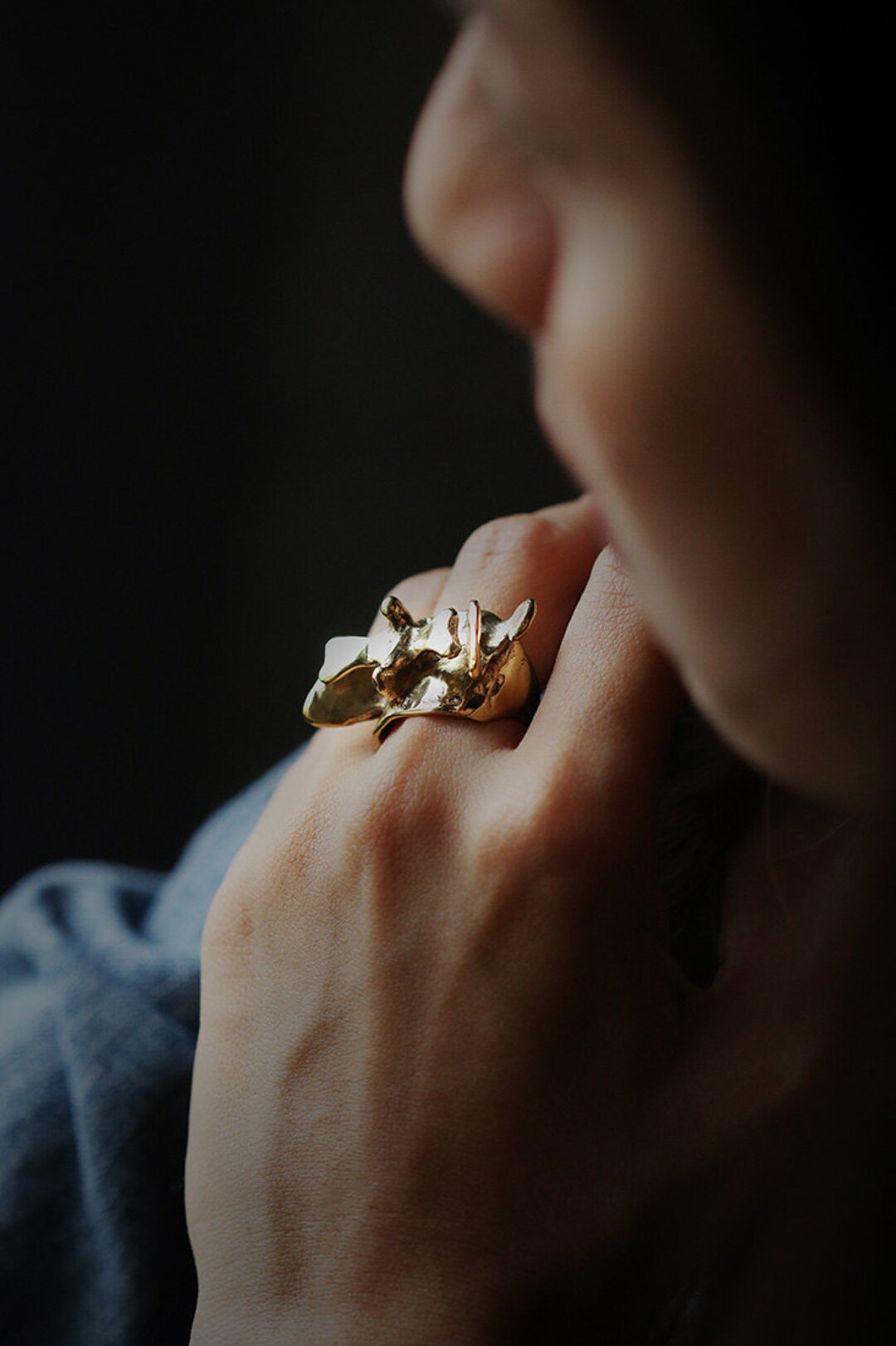 Backbone Ring,anatomy Ring,anatomy Jewelry,charm Ring,golden Backbone ...