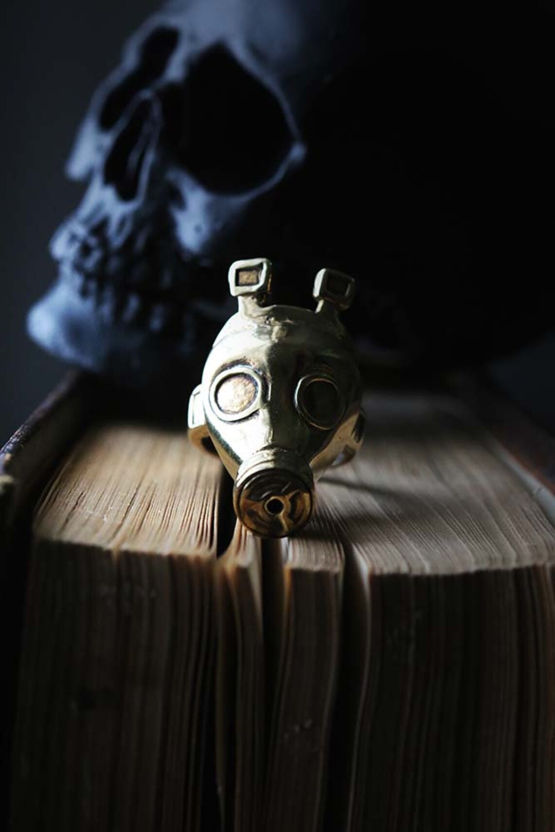 The Gas Mask Ring. Original Made and Designed by Defy. / - Etsy