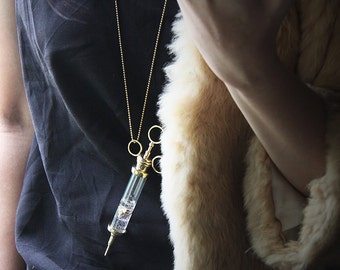 Syringe Necklace - Etsy