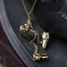 Three Tooth Necklaces by Defy / Fangs Charm Pendant / Anatomical ...