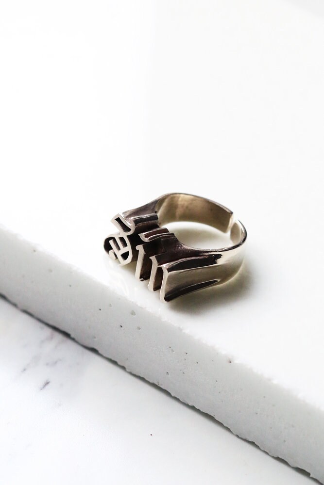 THE Word on Ring SIN original made and designed by | Etsy