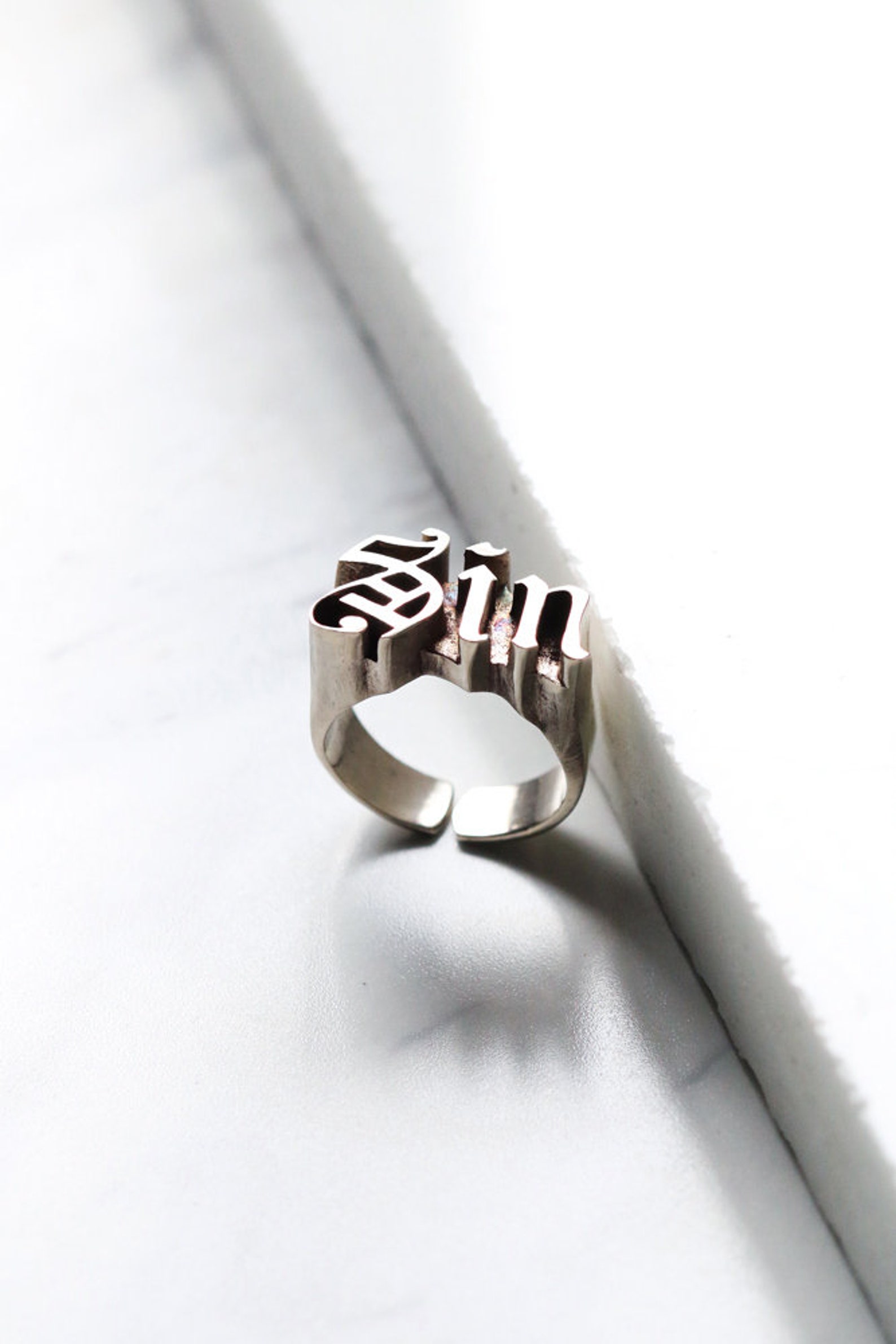 THE Word on Ring SIN original made and designed by | Etsy