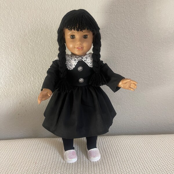 Wednesday Doll Dress - Etsy