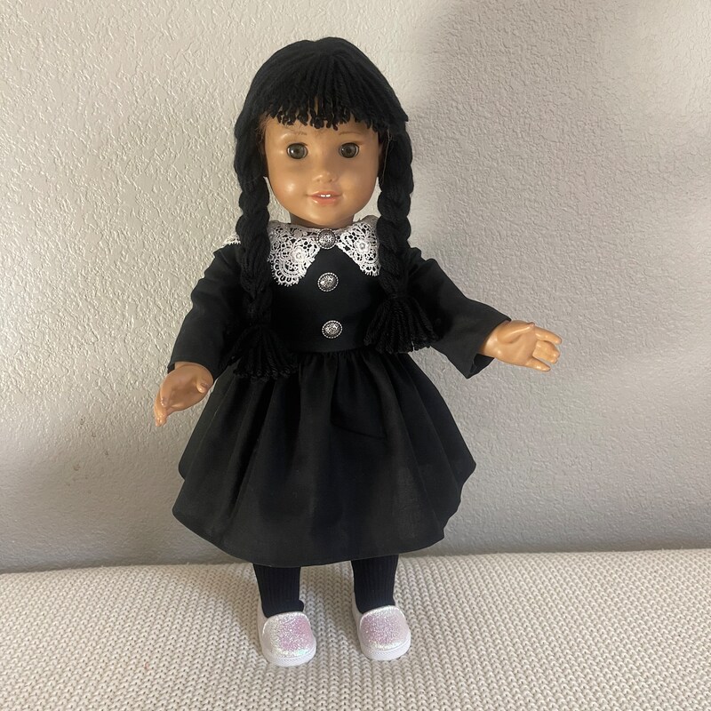 Wednesday Doll Dress - Etsy