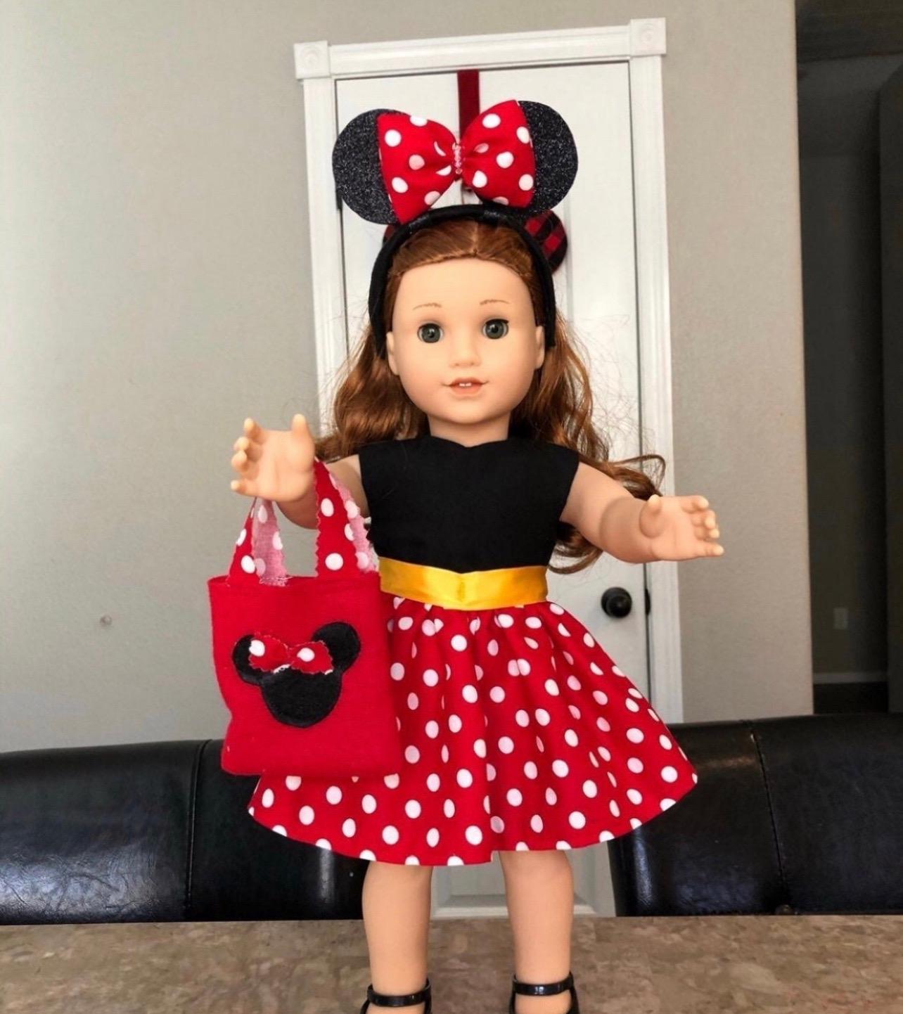 Disney Doll Ears , Doll Minnie Mouse Inspired Ears,doll Hair Ears, Doll ...