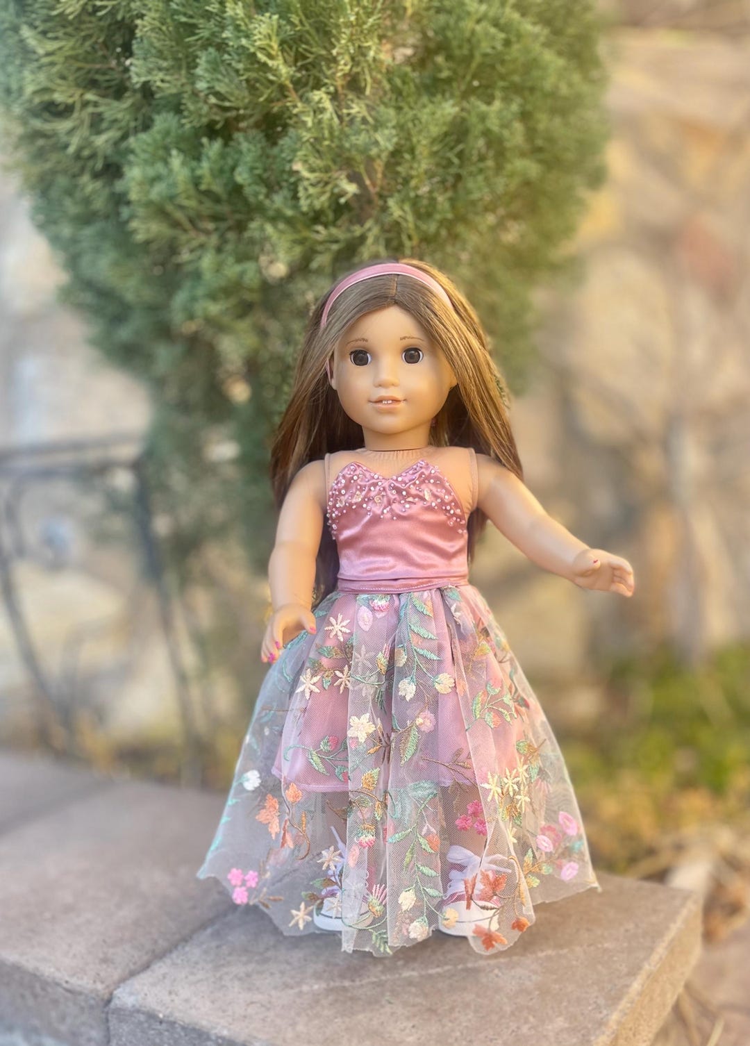 Doll Party Outfit,doll Dress,doll Prom Dress,doll Flower Dress,peageant ...