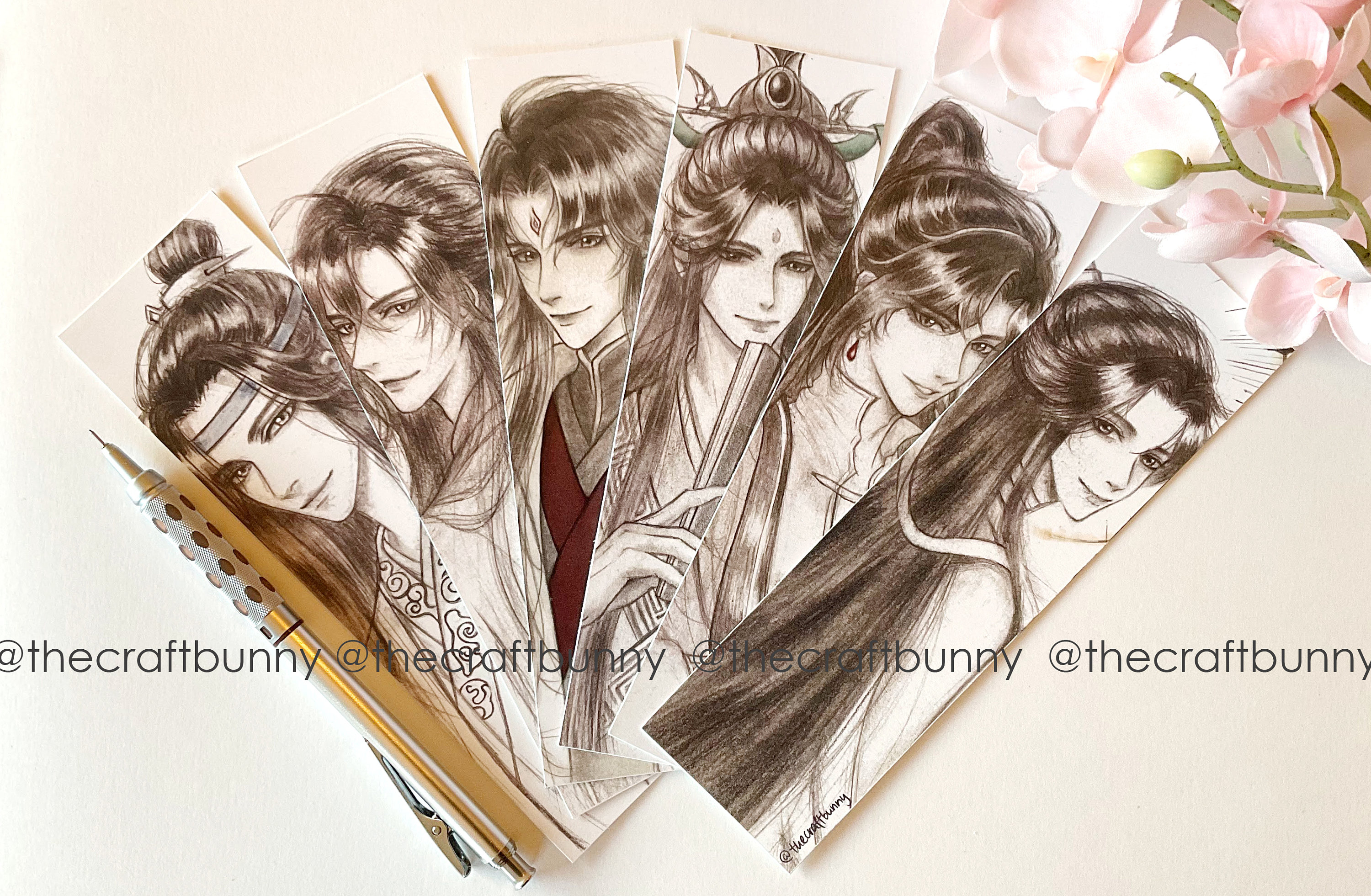 Mxtx Bookmark Set MDZS TGCF SVSSS Wangxian Hualian - Etsy