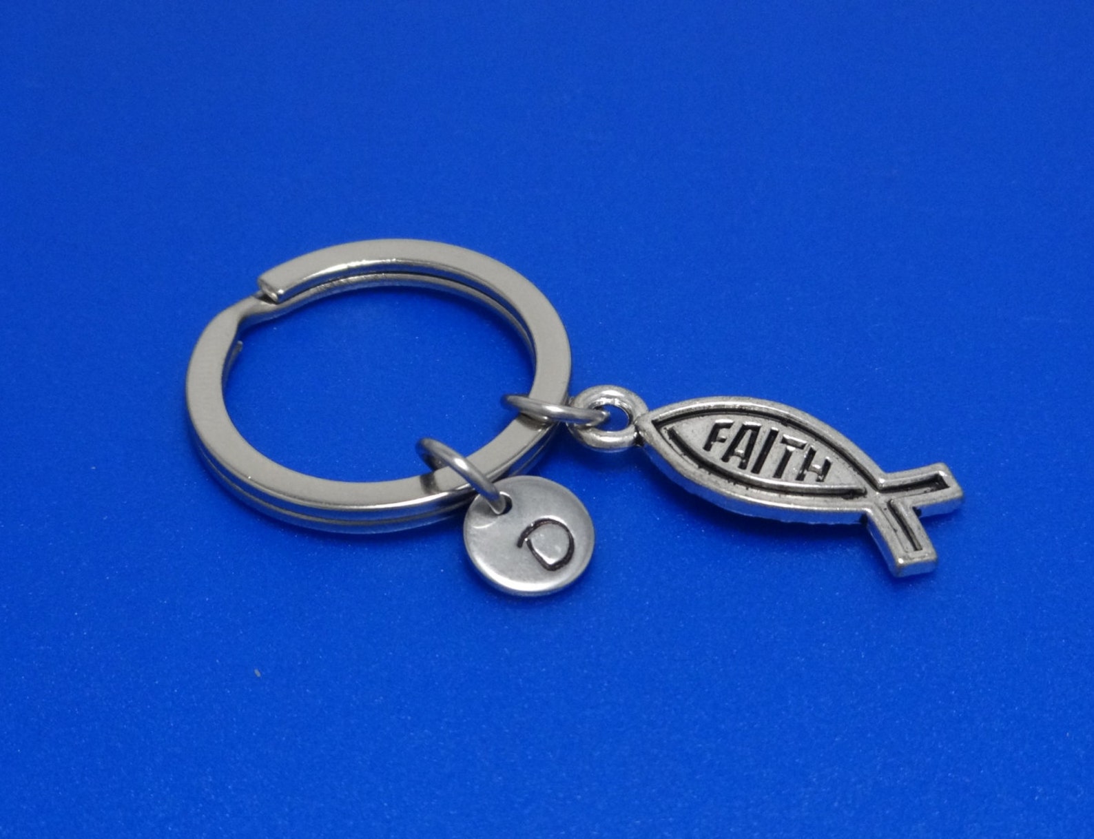 Faith Keychain Jesus Keychain Christian Keychain Faith Fish | Etsy