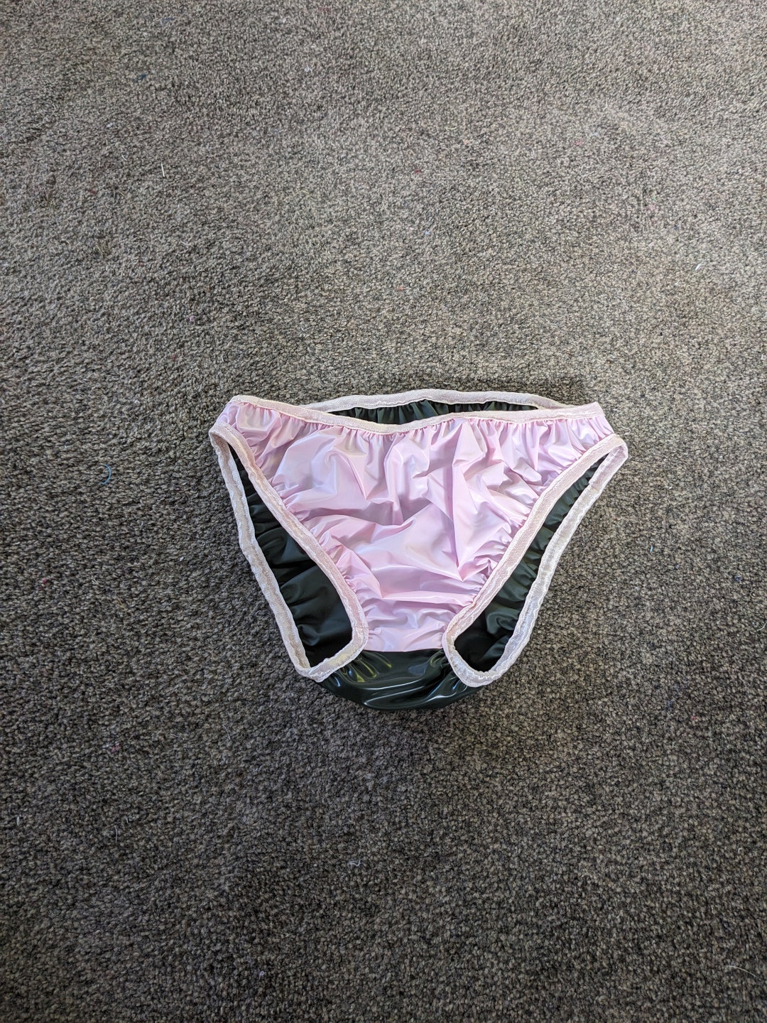 Waterproof Soft Thick Army Green/baby Pink Plastic Briefs (24-42) - Etsy