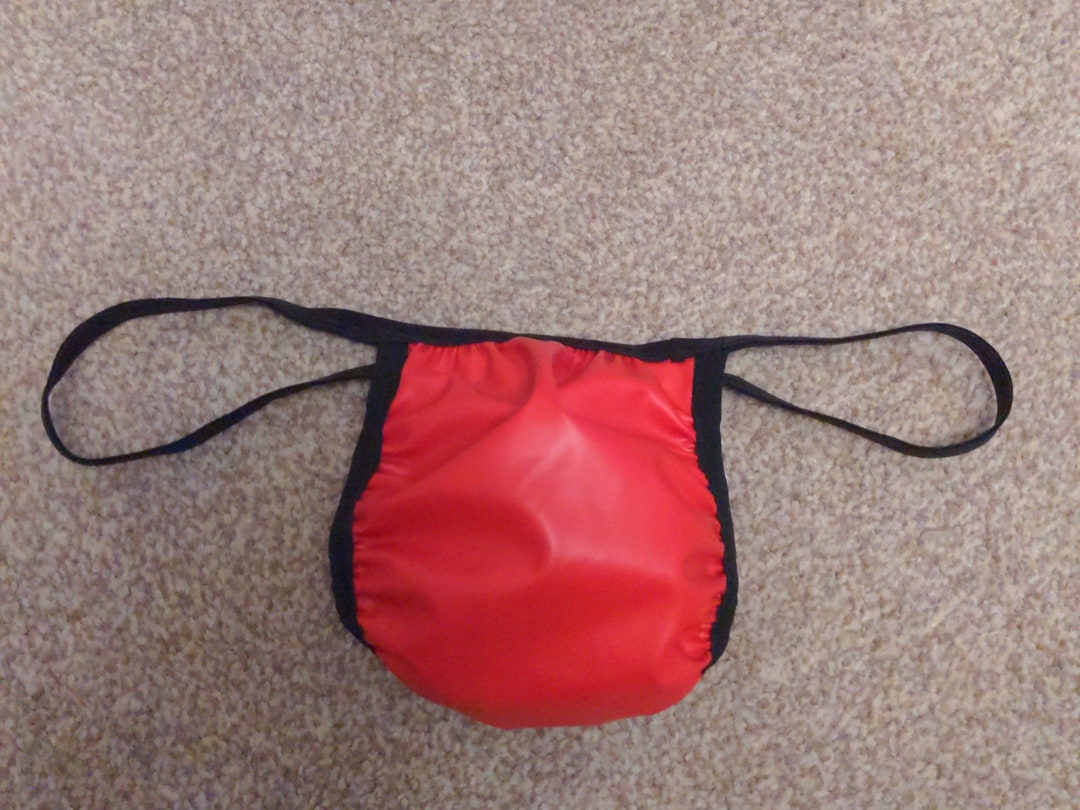Red Latex Jockstrap 28-48 Medium - Etsy