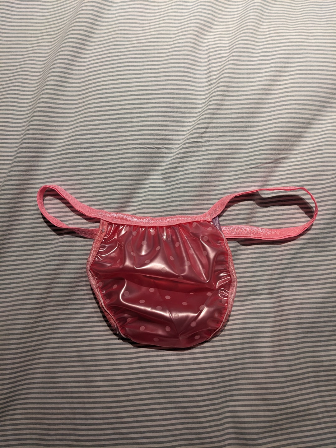 Waterproof Pearl Pokdots Plastic Jock Strap Pink/white 28-44 L - Etsy