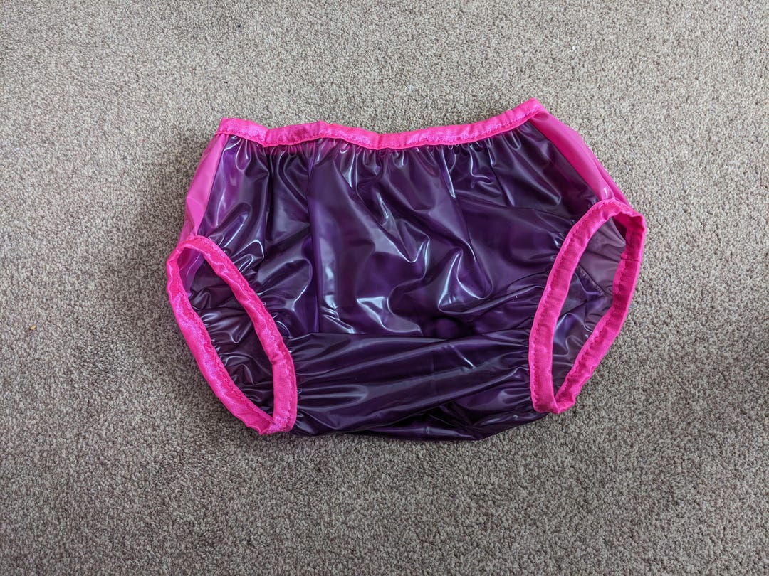 Waterproof Purple/bubblegum Pink Plastic Pants (27-48) - Etsy Canada
