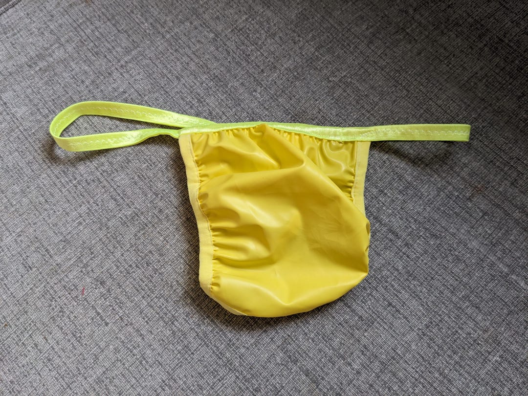 Soft Yellow Latex Jock Strap (29-46) L - Etsy
