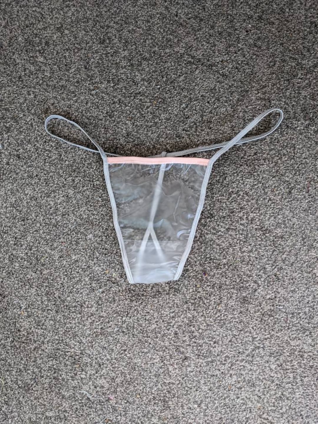 Unisex Waterproof Clear Plastic G-strings Silver/peach 35-46 - Etsy