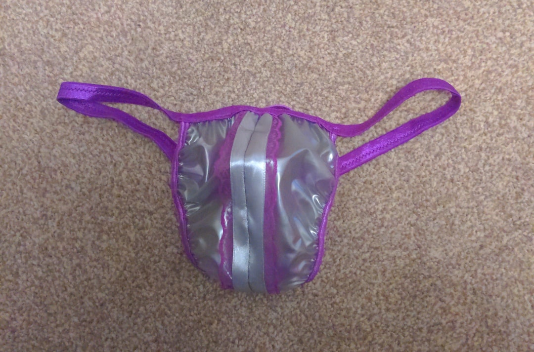 Waterproof Silver Plastic Jock Strap Red Lacy29-49l - Etsy