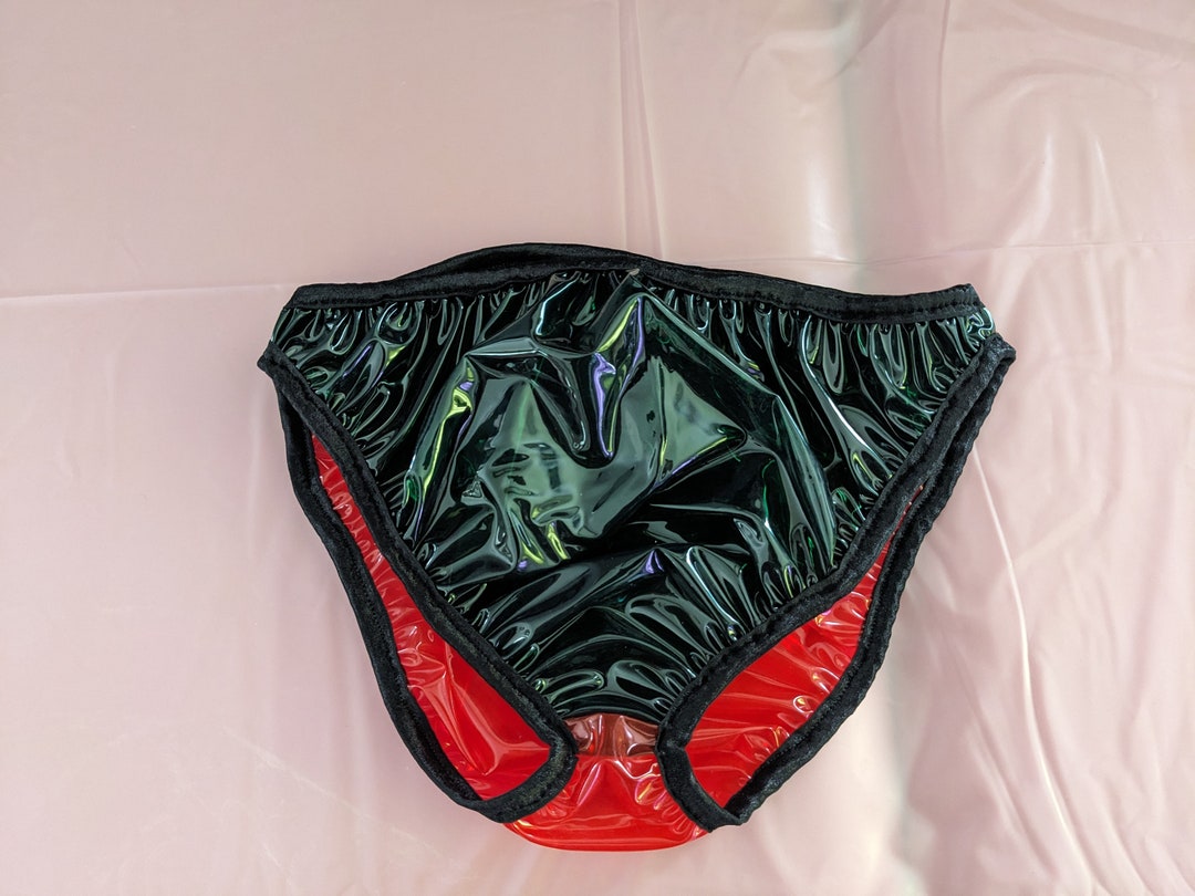 Waterproof Green/red Glass Plastic Briefs Pants 24-41 - Etsy