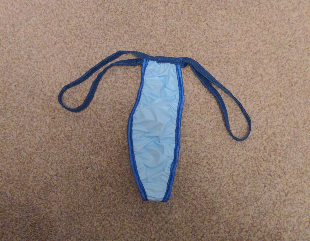 Unisex Slimline Baby Blue Plastic Fishtail Thong (30-50) - Etsy