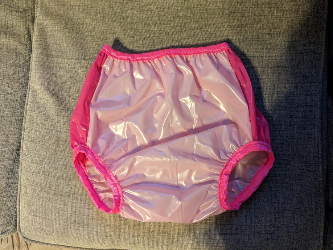 Waterproof Thick Super Soft Baby Pink/bubblegum Pink Plastic Pants (24 ...
