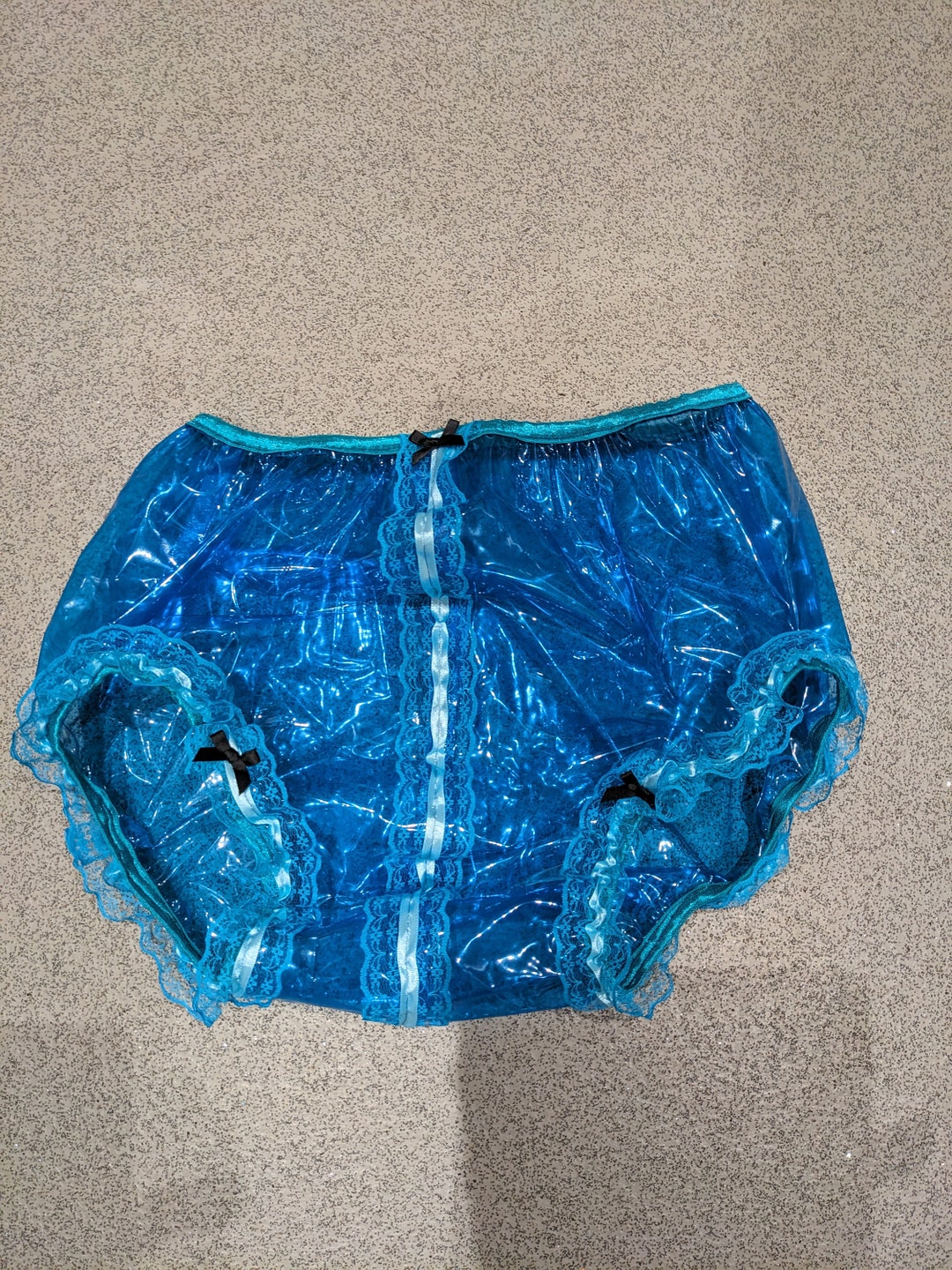 Waterproof Blue Glass Plastic Sissy Lacy CD Pants 27-42 - Etsy