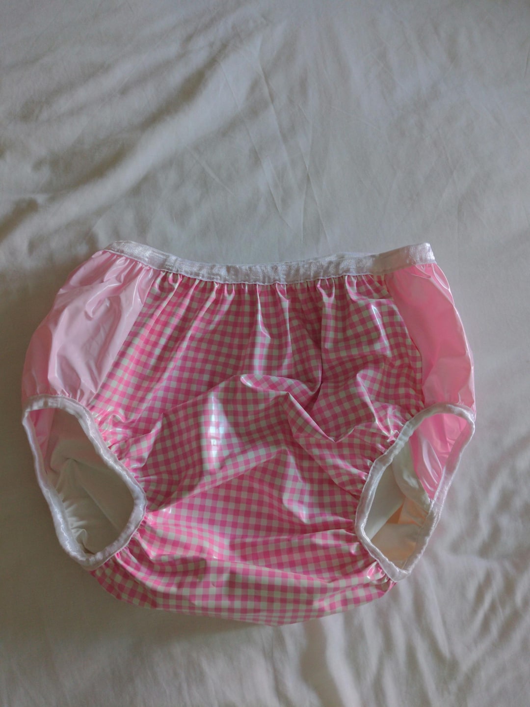 Waterproof Pink Gingham Plastic Pants 28-50 - Etsy