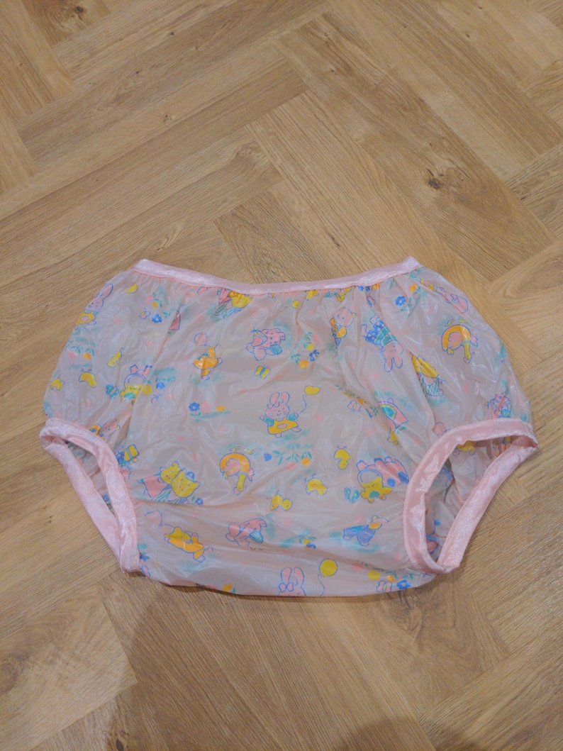 Wasserdichte rosa Kindergarten- Kunststoffhose (26- 47) mit breitem ...