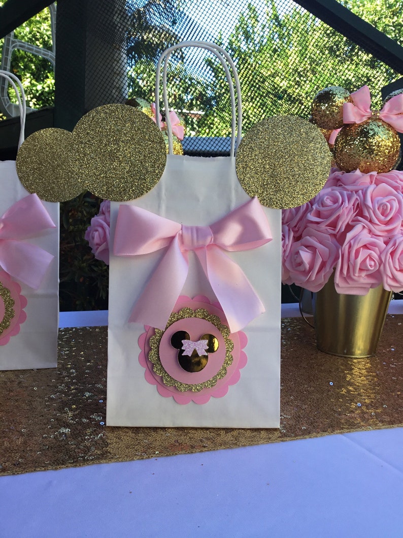 Minnie Mouse Treat Bags Minnie Mouse Candy Bags Minnie Mouse - Etsy