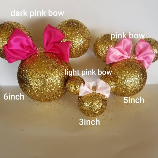 Gold Minnie Mouse - Etsy