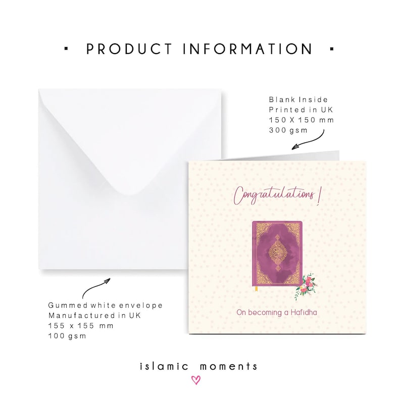 Hafidha, Hafiza Islamic Graduation Card, Hifz Mubarak Hifdh Girl - ILM ...