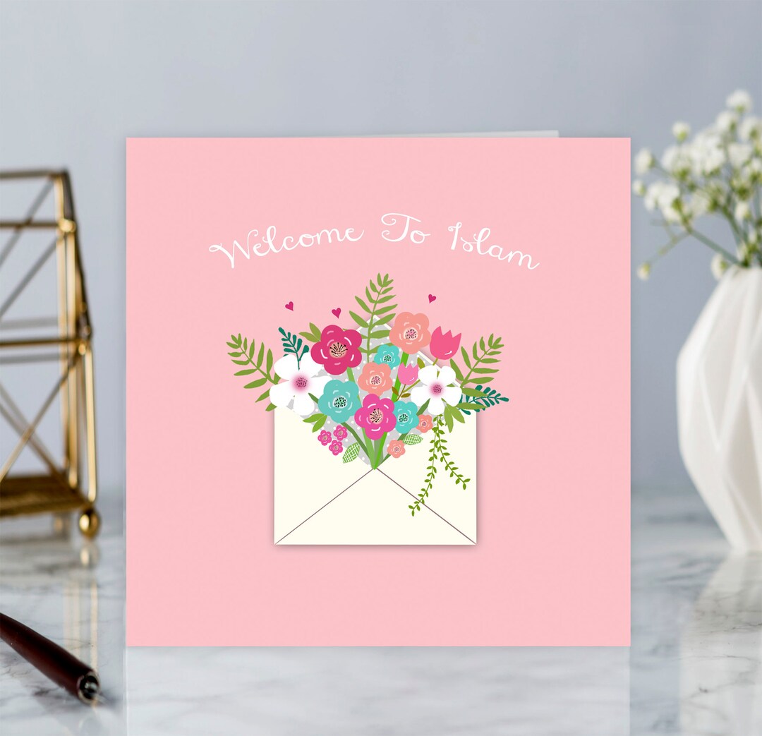 Welcome to Islam Card - New Muslim Card . Revert - BJ 21 - Etsy