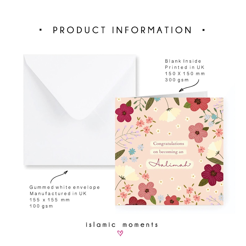 Aalimah Graduation, Congratulations, Mubarak Islamic Greeting Card ...
