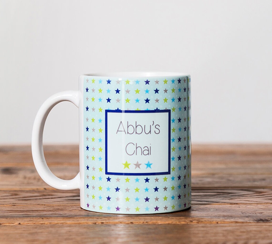 Ammi's Chai & Abbu's Chai Set of Mugs Anniversary - Etsy