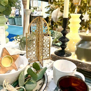 3D Laser Cut Mosque Kit in Gold, Arabic Arch, Masjid, Ramadan, Eid ...