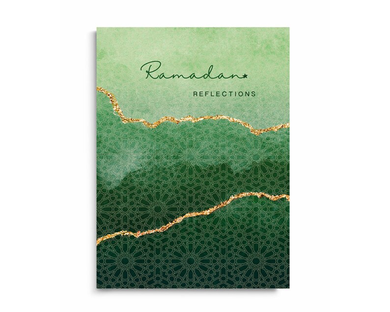 Ramadan Reflections Journal A5 Islamic Notebook Planner PB | Etsy UK