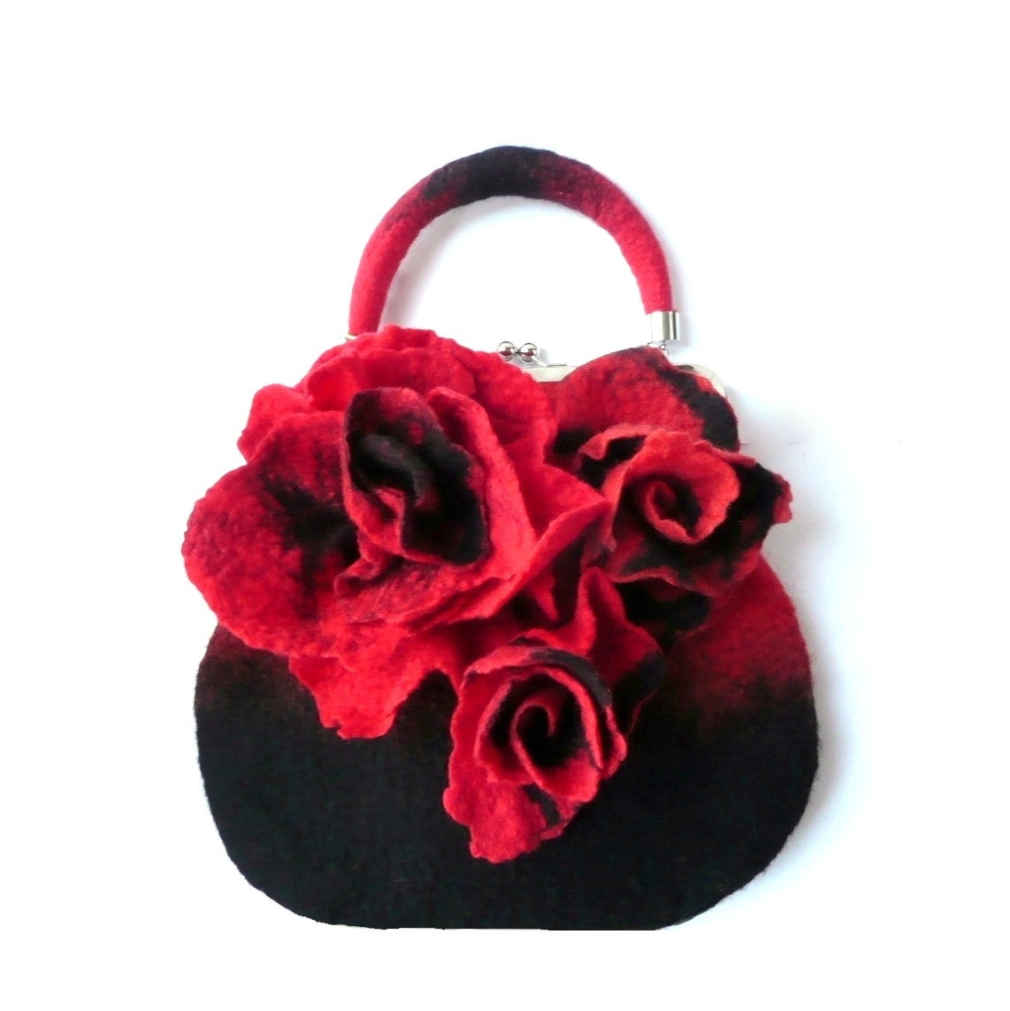 Felt Bag Felted Bag Felt Woman's Bag Felt Bag Merino Wool | Etsy