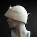 White Wedding Hat, White Hat, Handmade Elegant Hat - Etsy