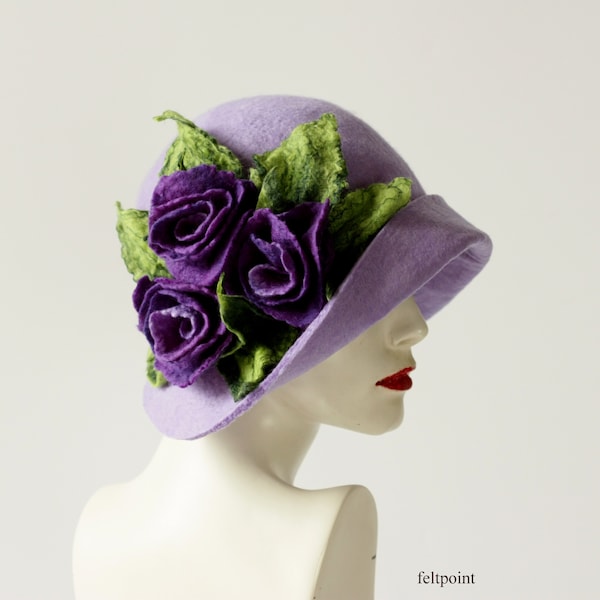 Lavender Straw Hat - Etsy